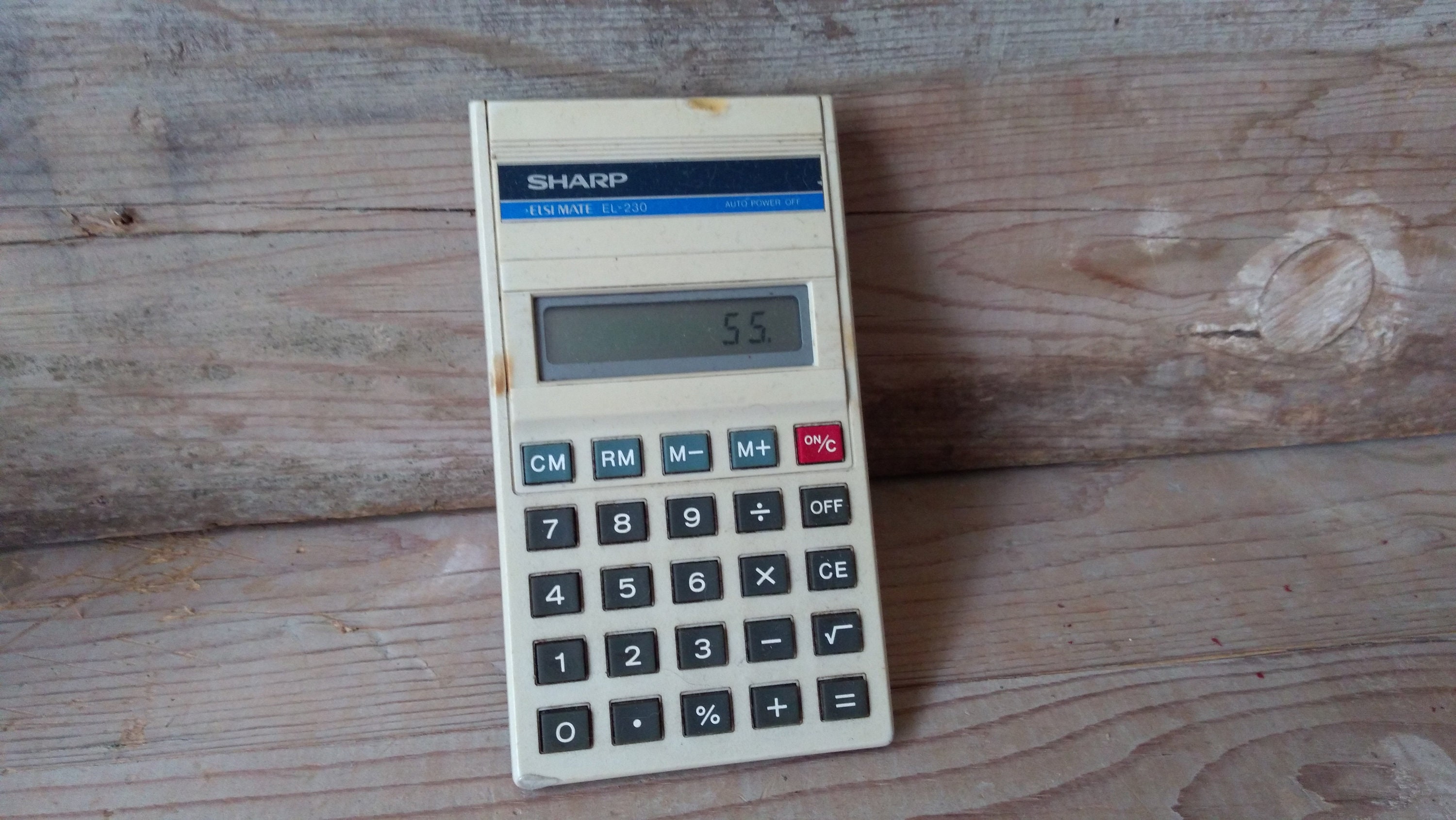 Vintage Japan Calculator Sharp / Working Japan Calculator / Made in ...