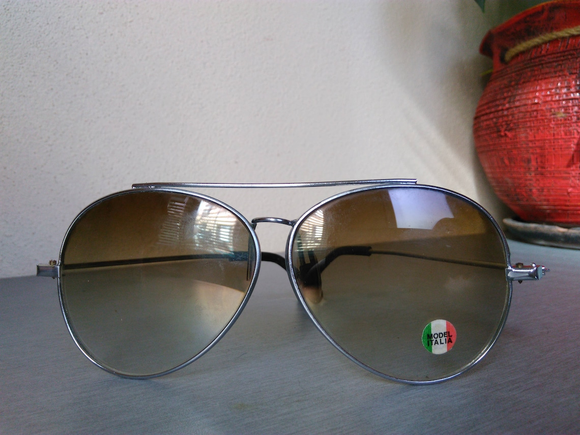 Vintage Italian Sunglasses / Unisex Sunglasses / Made in Italy / Retro ...