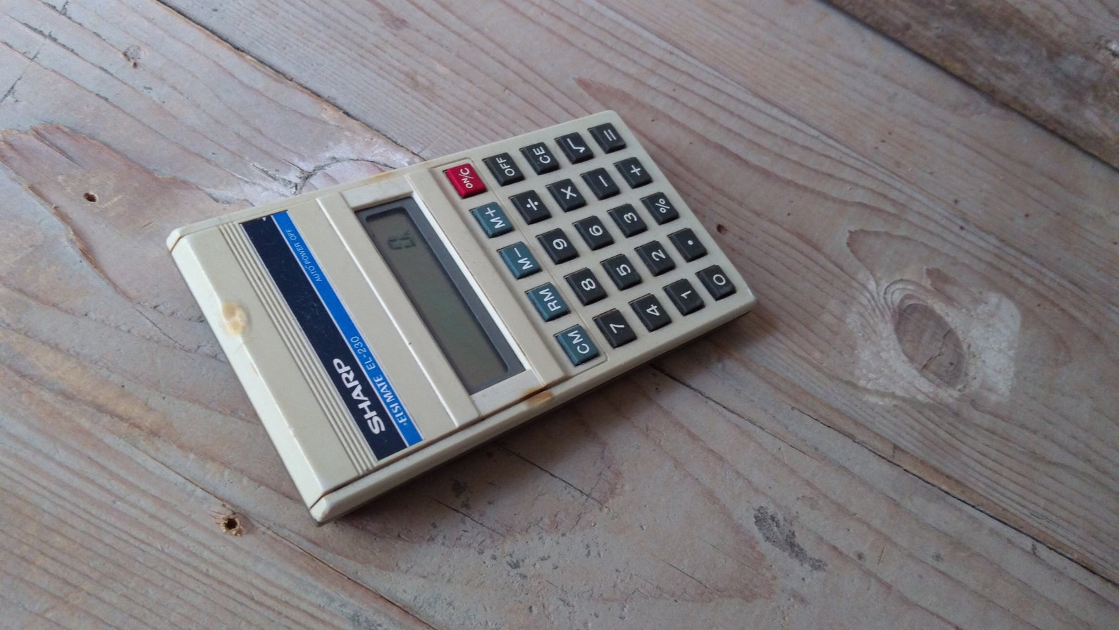 Vintage Japan Calculator Sharp / Working Japan Calculator / Made in ...