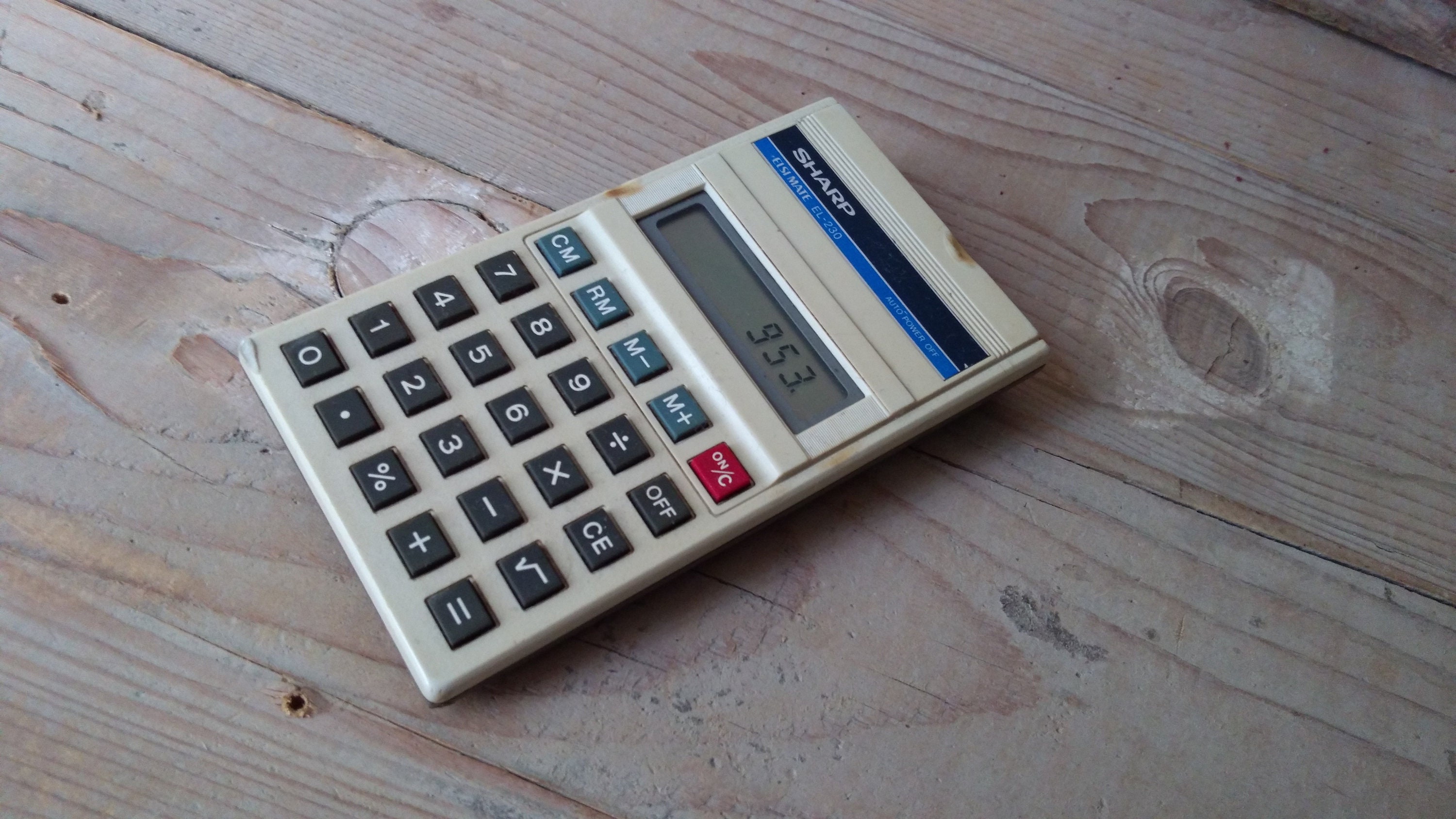 Vintage Japan Calculator Sharp / Working Japan Calculator / Made in ...