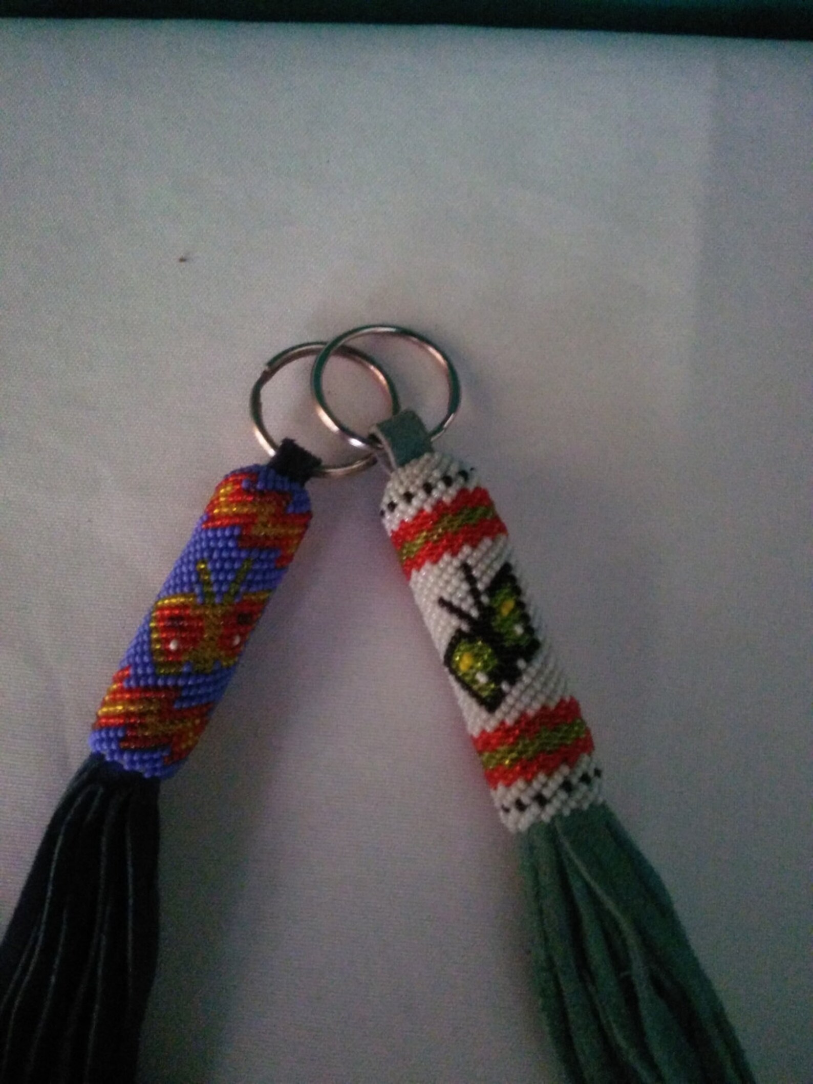 Native American Beaded Key Holder Vintage - Etsy