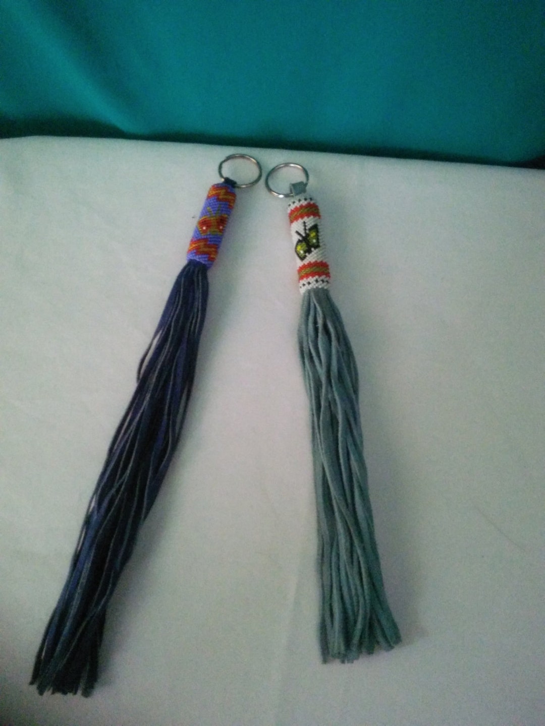 Native American Beaded Key Holder Vintage - Etsy