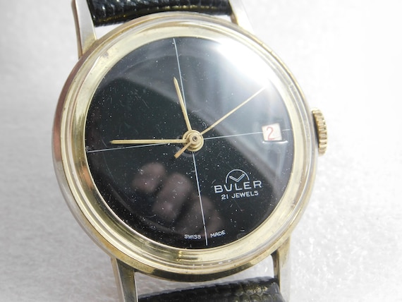 Vintage Collectible Bvler Swiss Wrist Watch - Gem