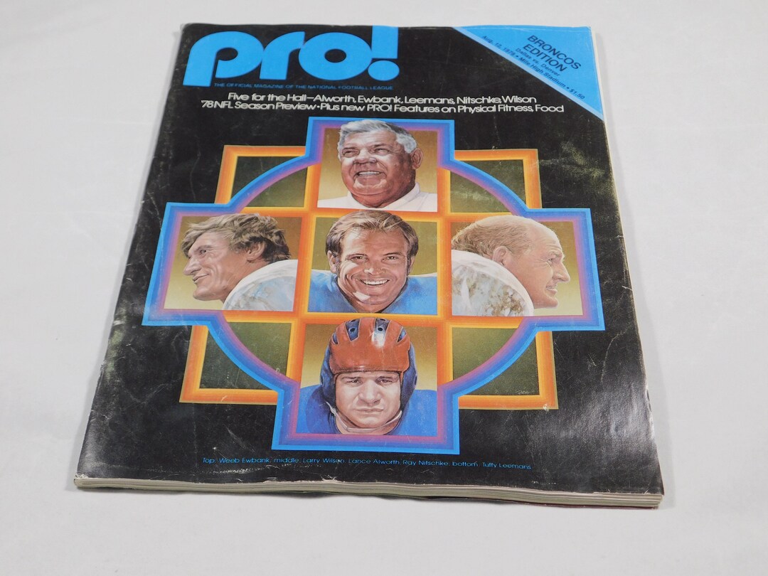 Vintage Collectible Denver Broncos 1978 Pro Edition - Etsy