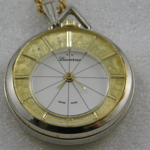 Lucerne Watch Pendant Necklace - Etsy