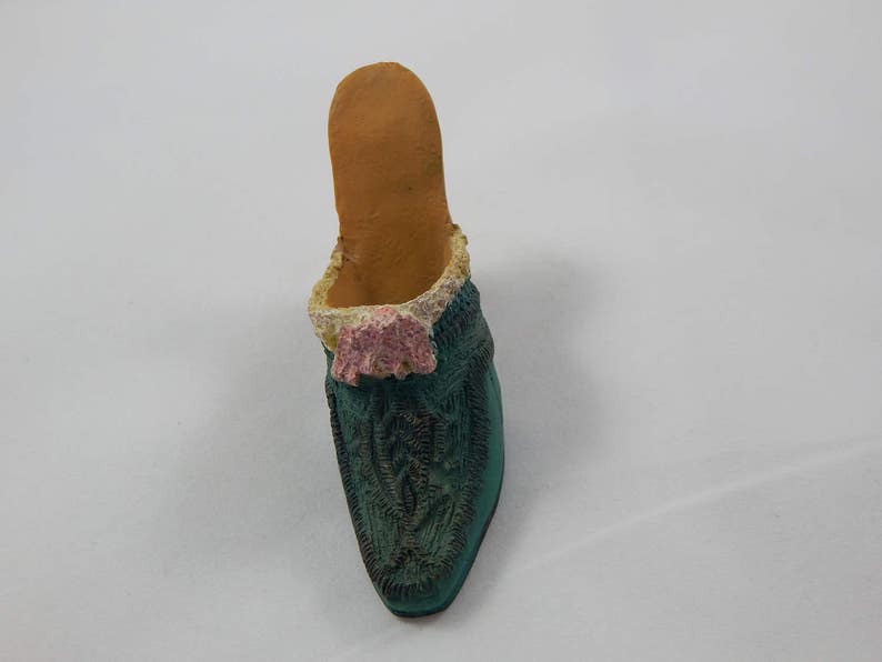 Vintage Collectible Miniature Resin Shoe - Etsy