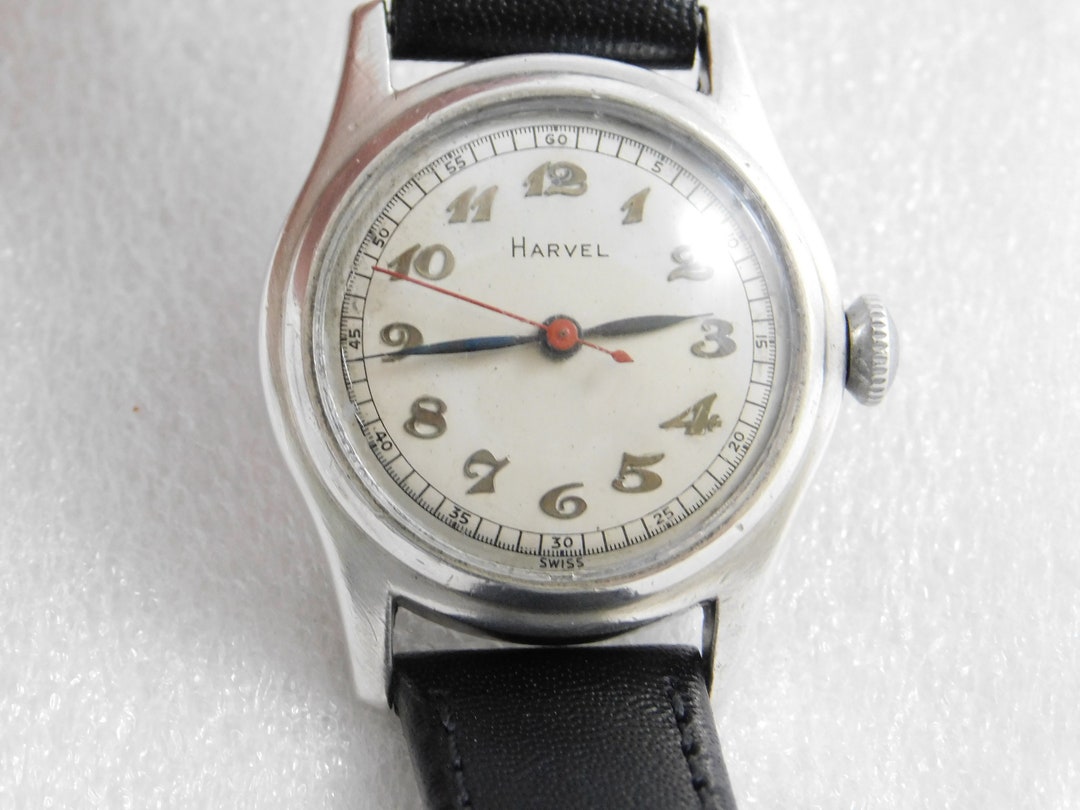 Vintage Collectible Swiss Made Harvel 17 Jewels Watch - Etsy
