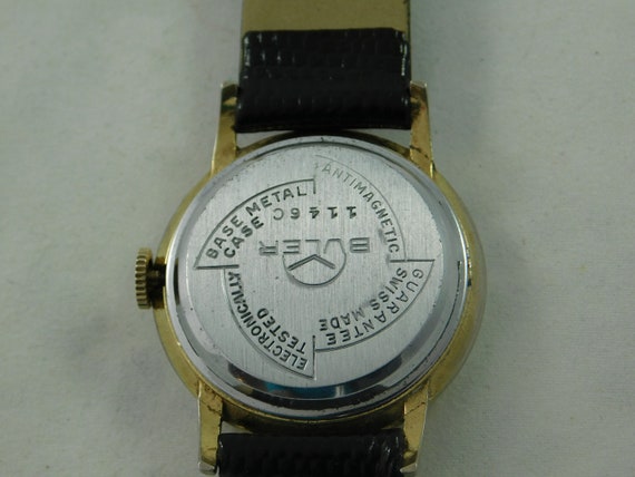 Vintage Collectible Bvler Swiss Wrist Watch - Gem
