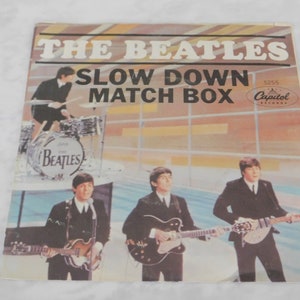 Vintage Collectible Beatles Slow Down Cover and Record - Etsy