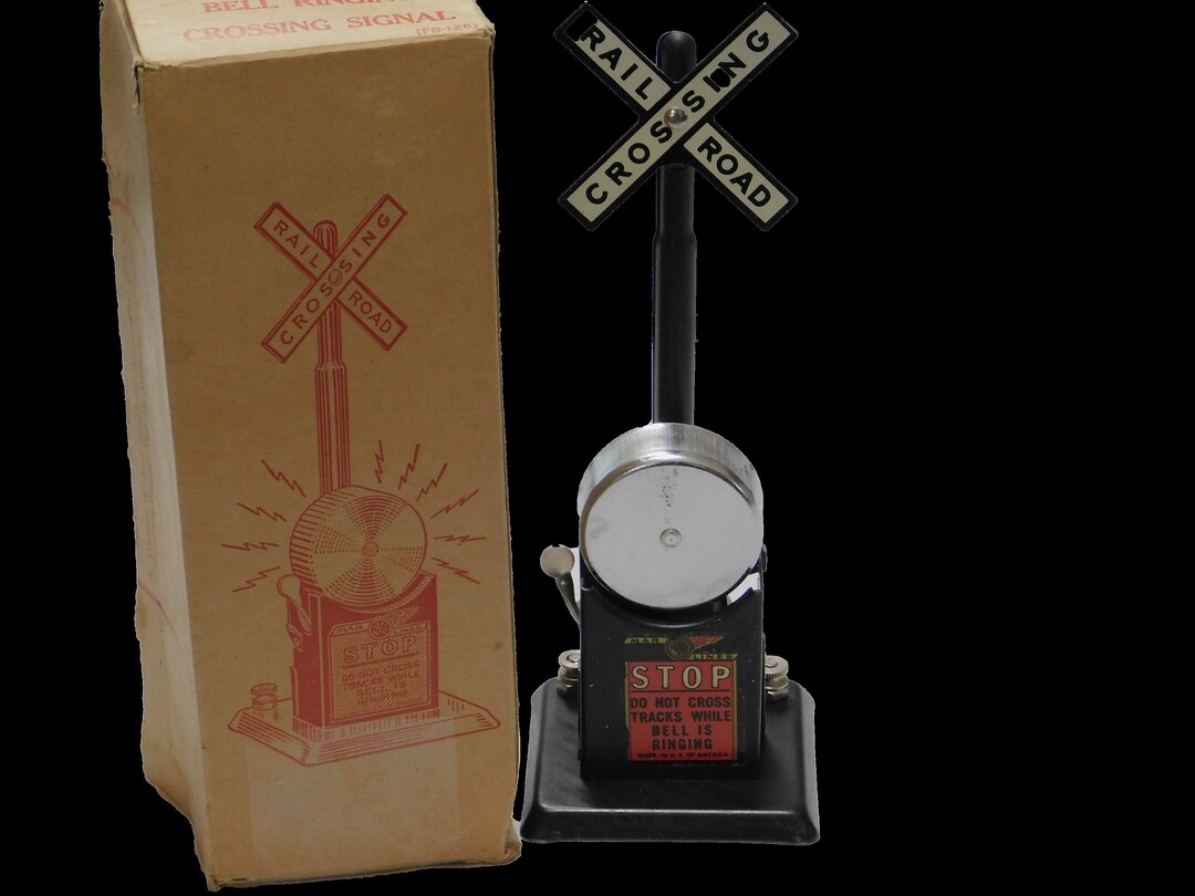 Vintage Collectible Marx Bell Crossing Signal - Etsy