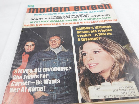 Vintage Collectible Modern Screen Magazine 1975 - Etsy