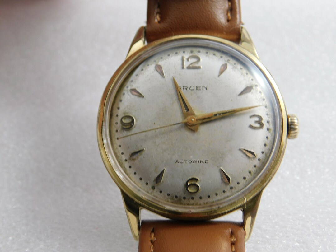 Vintage Collectible Gruen Automatic Wrist Watch 17 Jewels - Etsy