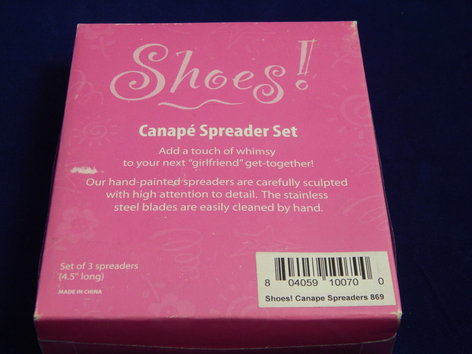 Vintage Canape Spreader Set Done in Shoes NIB | Etsy