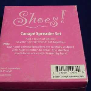 Vintage Canape Spreader Set Done in Shoes NIB - Etsy