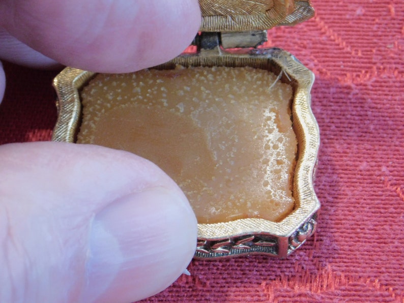 Vintage Collectible Hypnotique Solid Perfume Case - Etsy