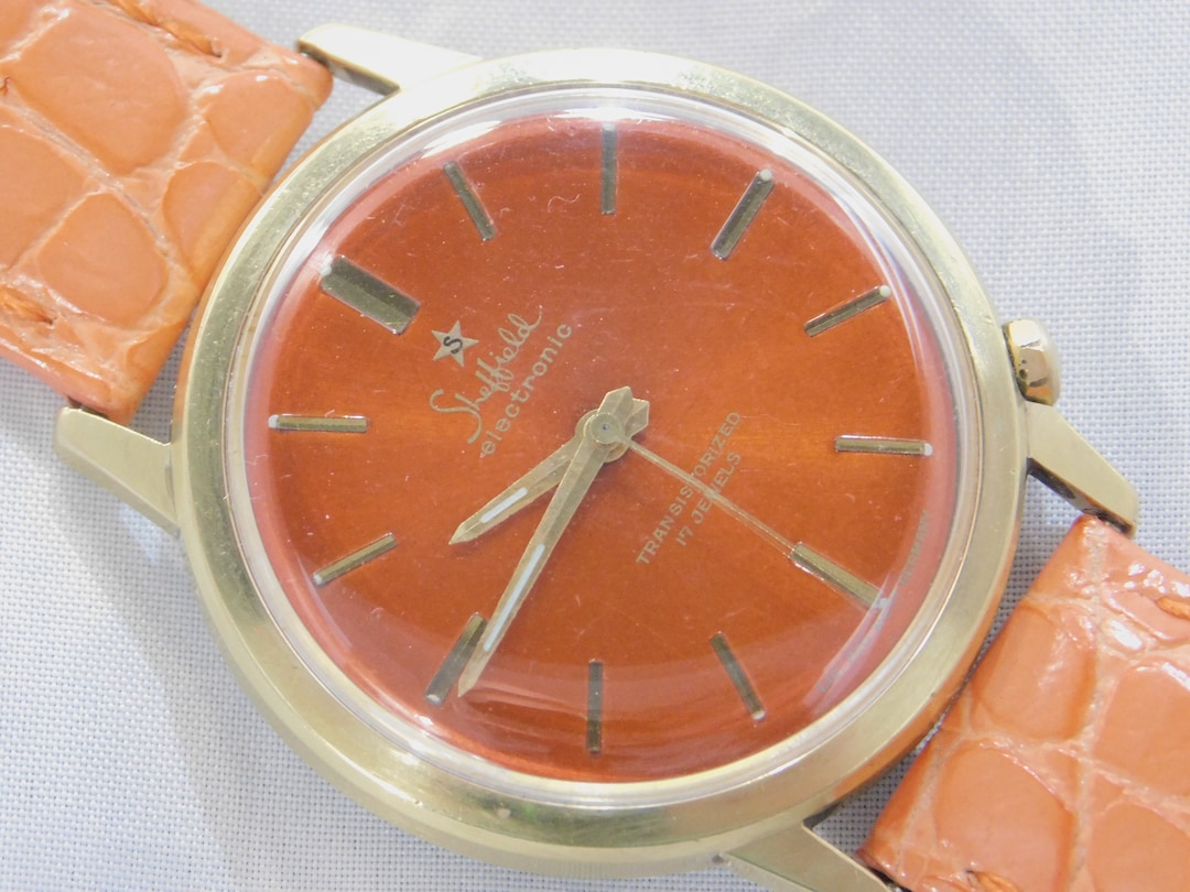 Vintage Collectible Sienna/orange Faced Very Rare Sheffield Electronic ...