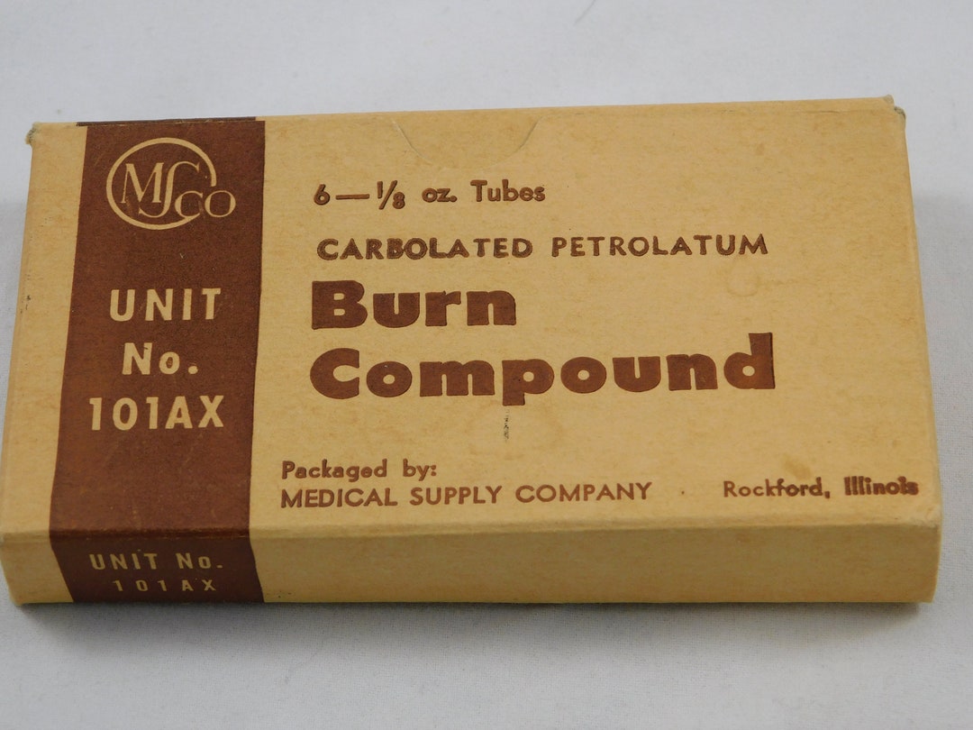 Vintage WW2 Burn Compound - Etsy