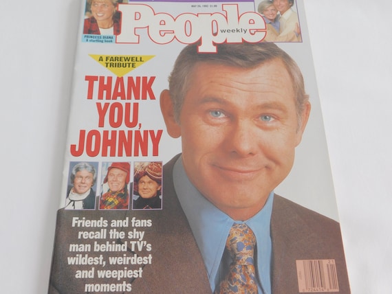Vintage Collectible People Magazine Johnny Carson 1992 | Etsy