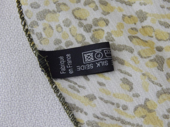 Vintage Collectible Marc Rozier Silk Scarf French - Gem