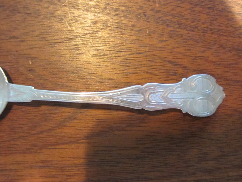 Sterling Silver Decoratively Engraved Teaspoon/ Fruit Spoon | Etsy