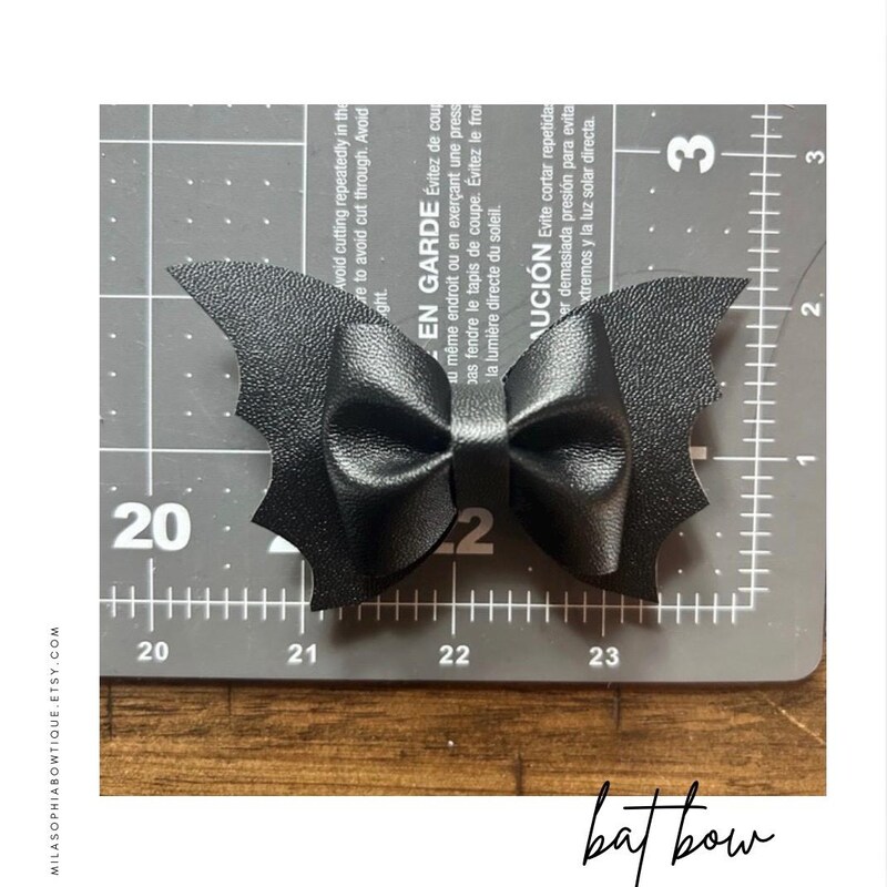 Bat Bow - Etsy