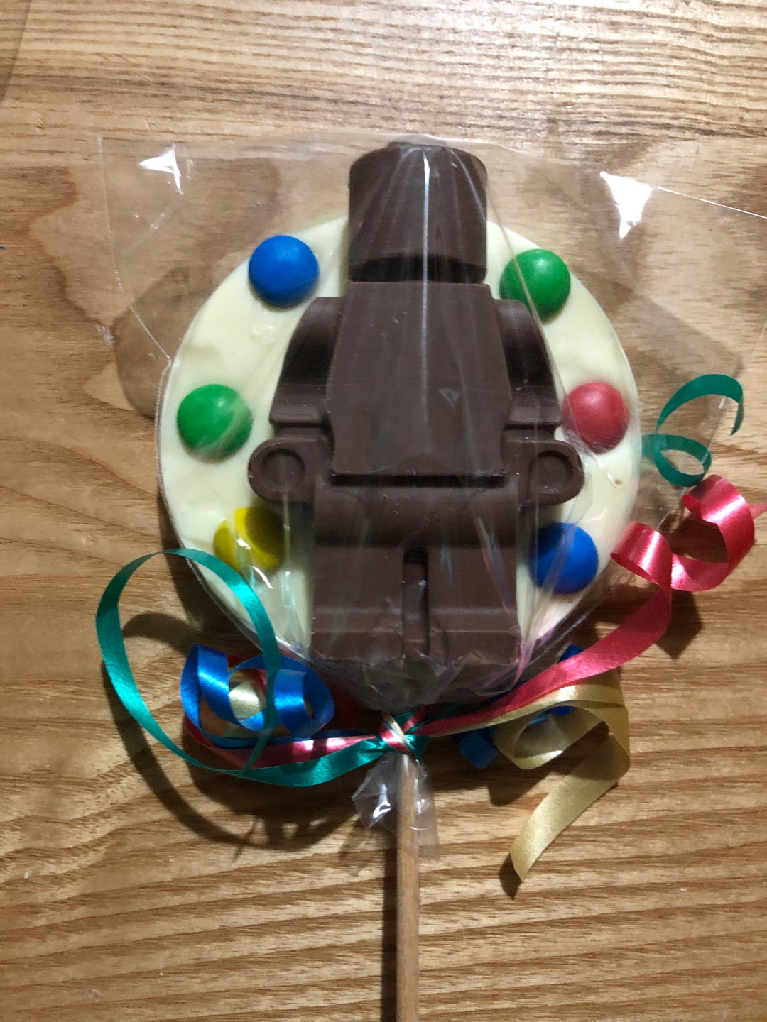 Large Chocolate Lego Lolly - Etsy
