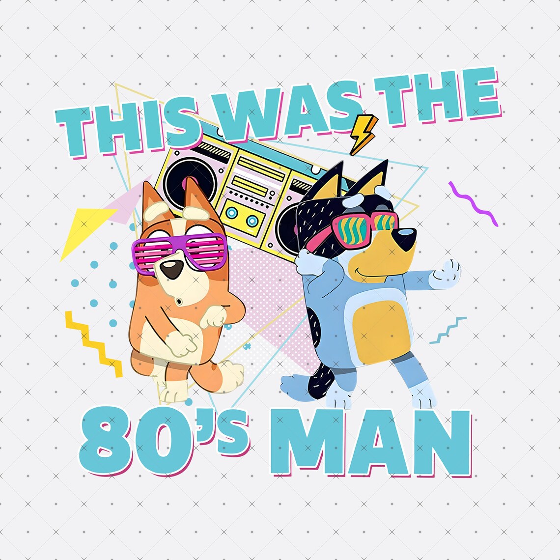 Bluey Bingo Dad Png, Bluey Bandit Dad Png, Bluey Dad Png, Bluey Bingo ...