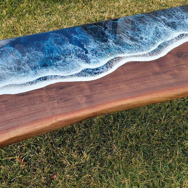 Live Edge Resin Table - Etsy