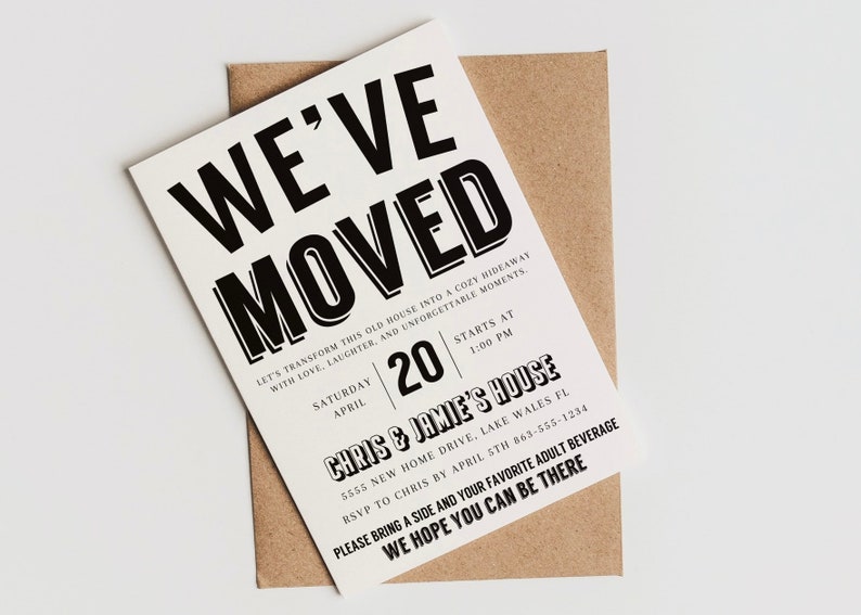 Housewarming Party Invitation Template: Editable New Home Invite ...
