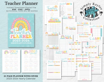 Lesson Plan Template, Lesson Planner Printable, Homeschool Teacher ...