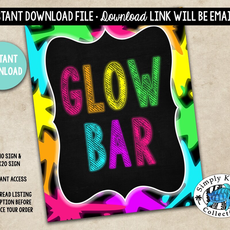 Glow Party - Etsy