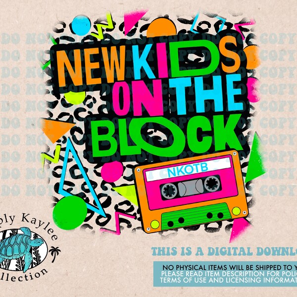 New Kids on the Block Clip Art - Etsy