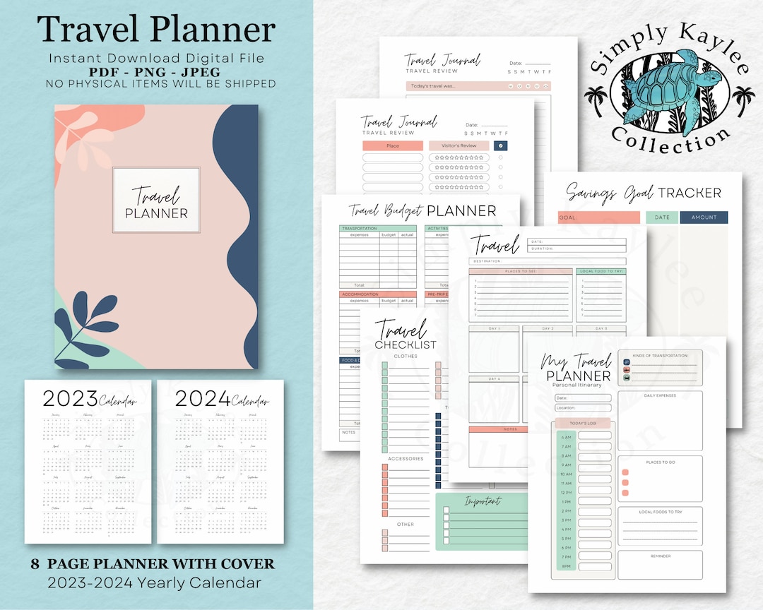 Family Travel Planner, Vacation Guide Planner, Trip Planning Guide - Etsy