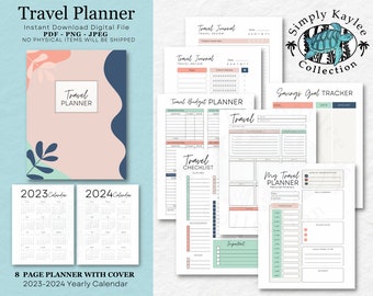 Printable Family Travel Planner Vacation Planning Guide 65 Pages ...