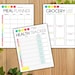 Printable Fitness Tracker Set Printable Wellness Planner Set Printable ...