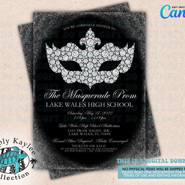 Masquerade Prom - Etsy