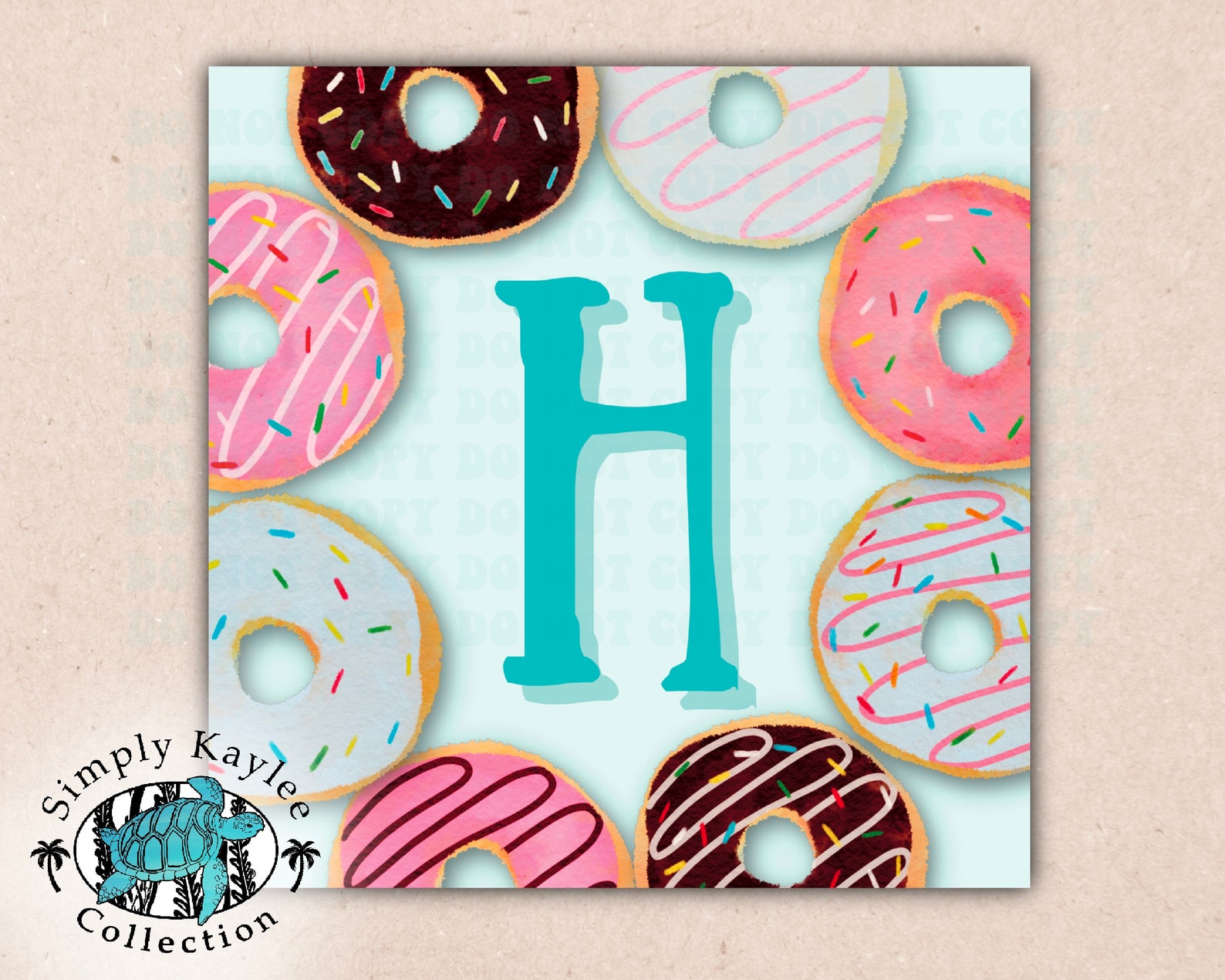 Donut Happy Birthday Banner Donut Birthday Party Sign - Etsy