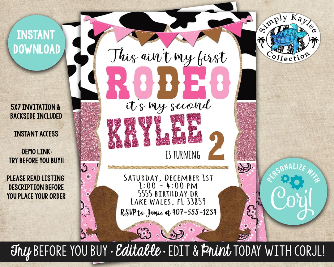 Este no es mi primer rodeo, es mi segunda invitación de cumpleaños ...