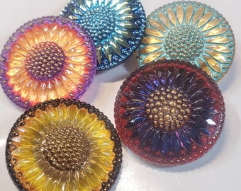 Large Glass Button - Etsy