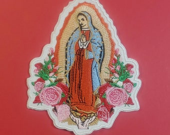 Virgin Mary Denim Jacket - Etsy