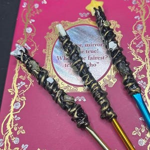 Gemstone Decorated Crochet Hooks Citrine & White Howlite, Moon and ...