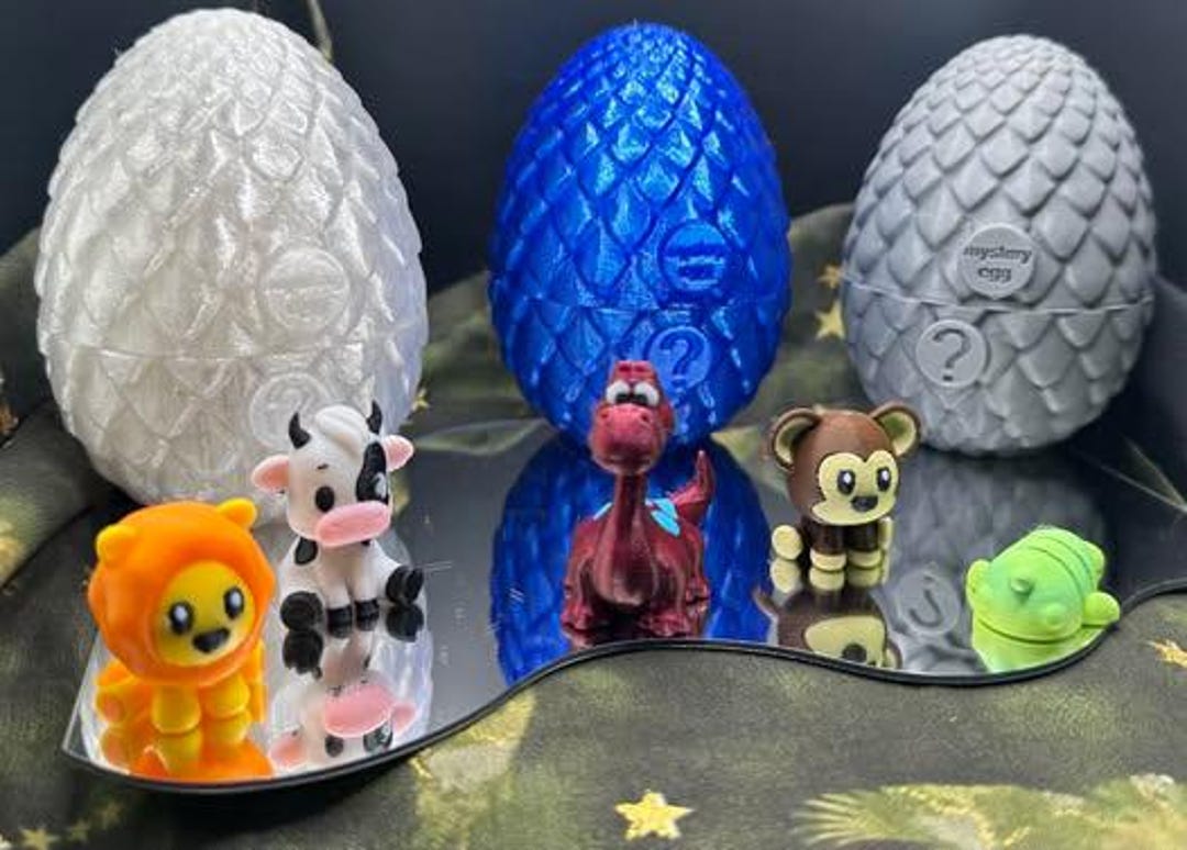 Enchanting Dragon Surprise Eggs With Adorable Mini Creatures large - Etsy