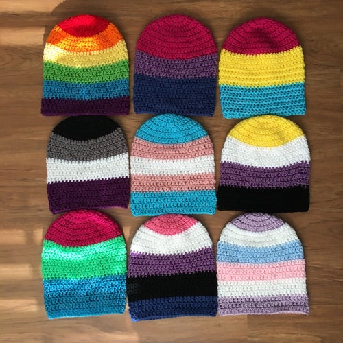 LGBTQIA Pride Beanies | Etsy