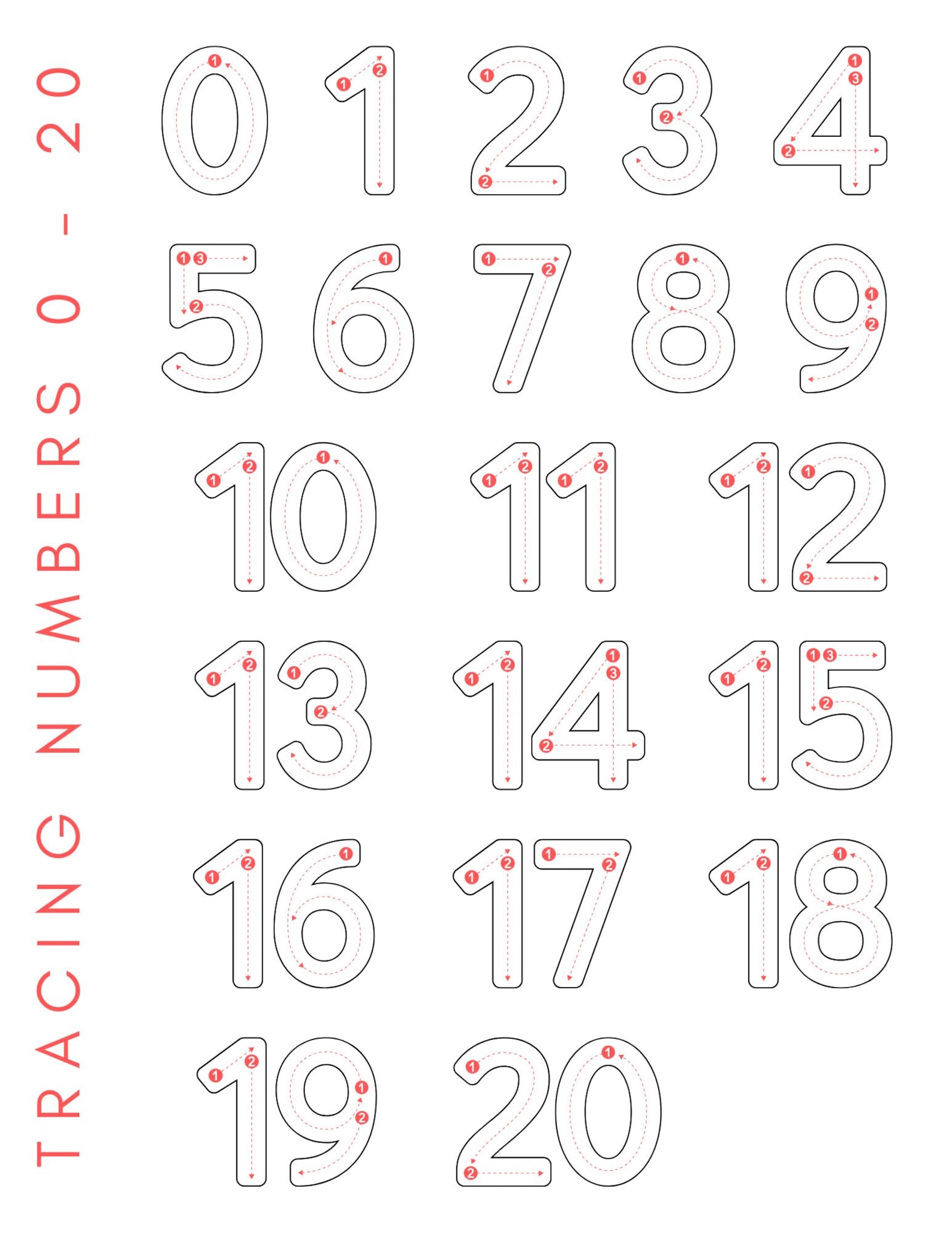 Printable Tracing Alphabet and Number Worksheets, ABC 123 Tracing ...