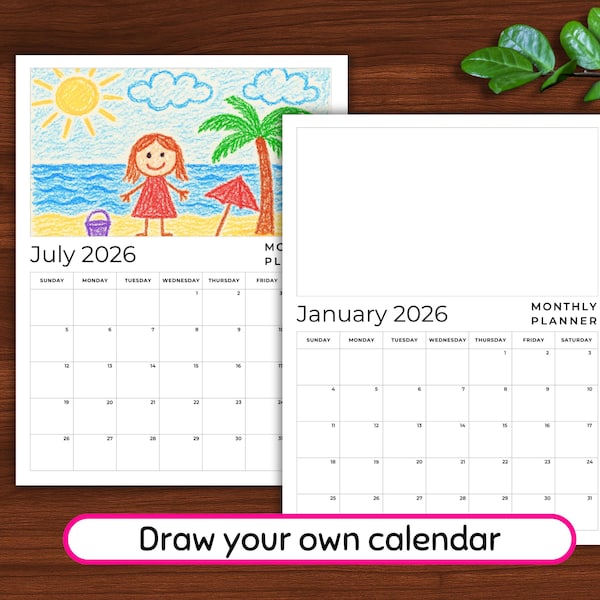 Calendar for Illustrator - Etsy