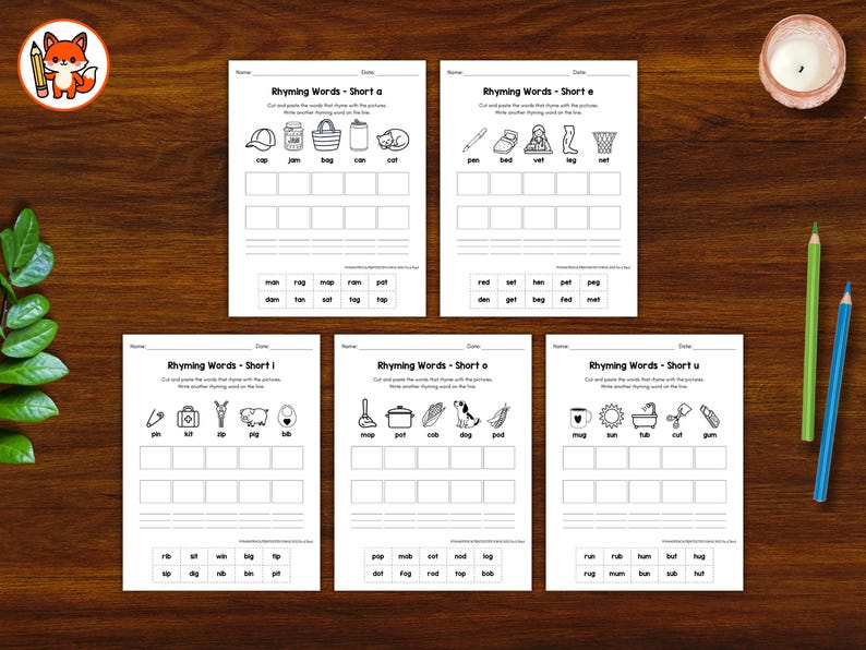 Spring Kindergarten Worksheets Bundle: Phonics, Sight Words, Reading ...