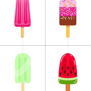 Ice Cream Matching Game: Summer Printable Activity for Toddlers ...