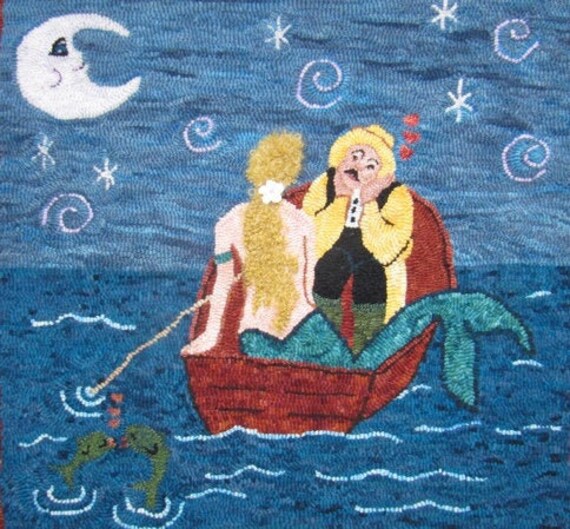 INSTANT DOWNLOAD Rug Hooking Pattern smitten | Etsy