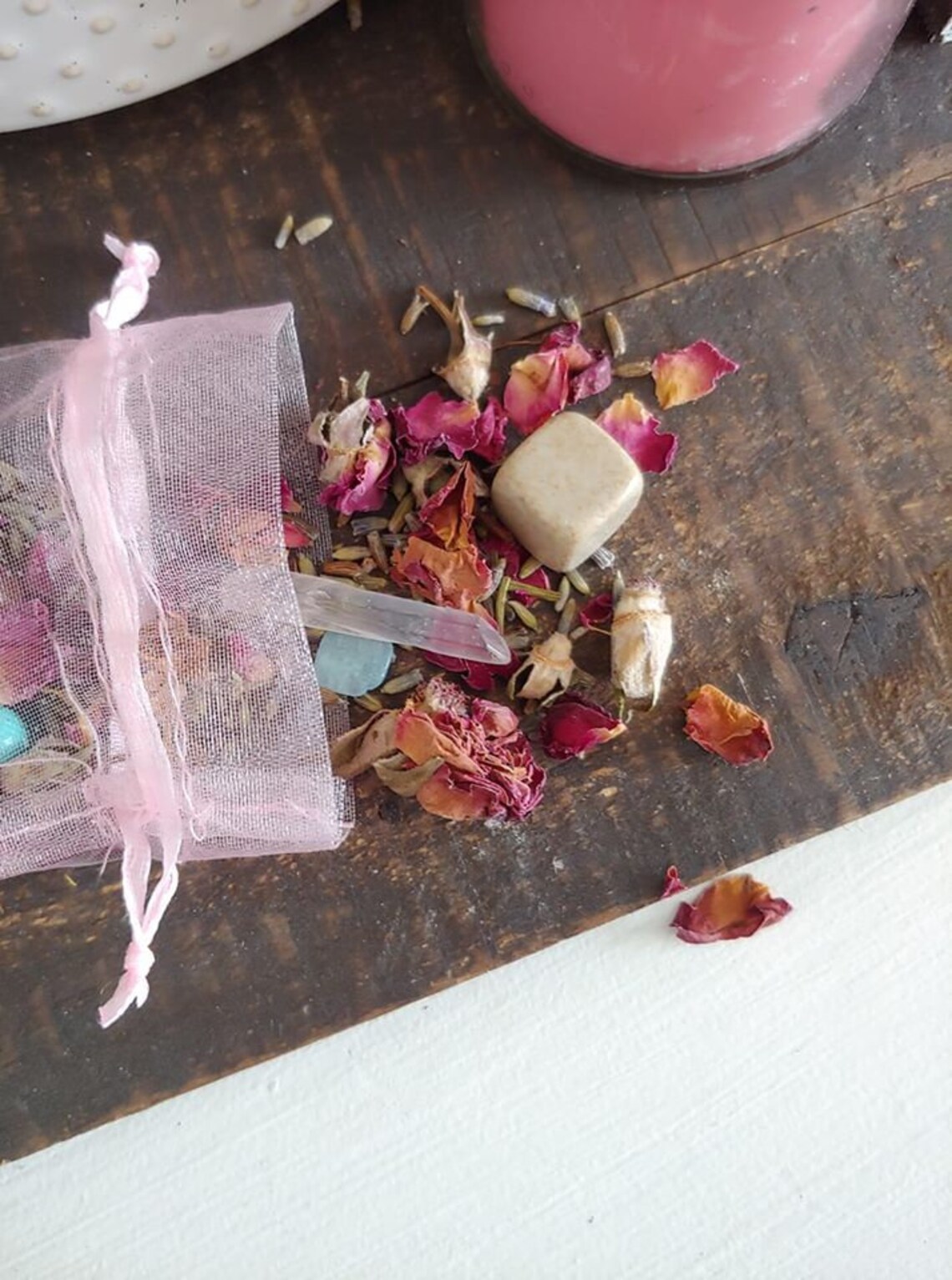 Car Incense Bag Ll Gemstone Bag Ll Cleansing Energy - Etsy