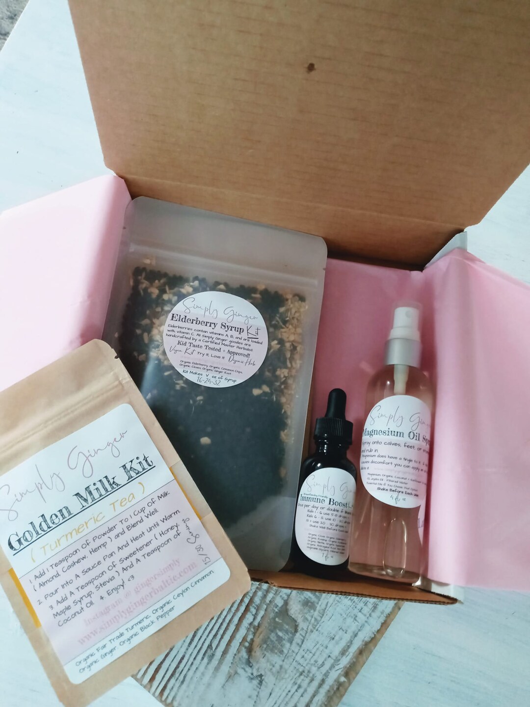 Family Immune Boosting Box Ll 5 Piece Boxll Organic Elderberry - Etsy